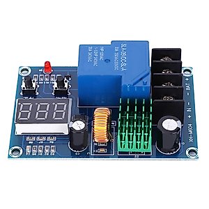 Oumefar XH-M604 Charger Protection Board DC 6-60V Battery Charging Control Module with Digital Display for Home Charger Solar Energy