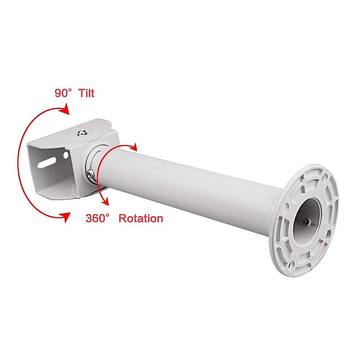 compcctv CCTV Security Camera Mount Bracket, Adjustable Universal Camera Wall Mounting Bracket for CCTV Security Camera/I Mount/Dome Camera/IP Camera/11.8in