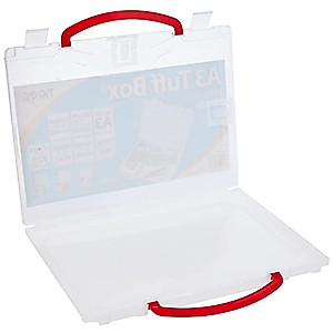 Tiger 301361 A3 Tuff Box, Assorted handle, White