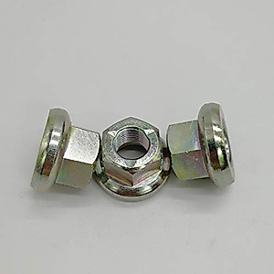 shiosheng 3pcs Top Lock Flange Nut, 9/16-inch for Husqvarna/Poulan/Roper/Craftsman/Weed Eater 532400234 532178342 539107590