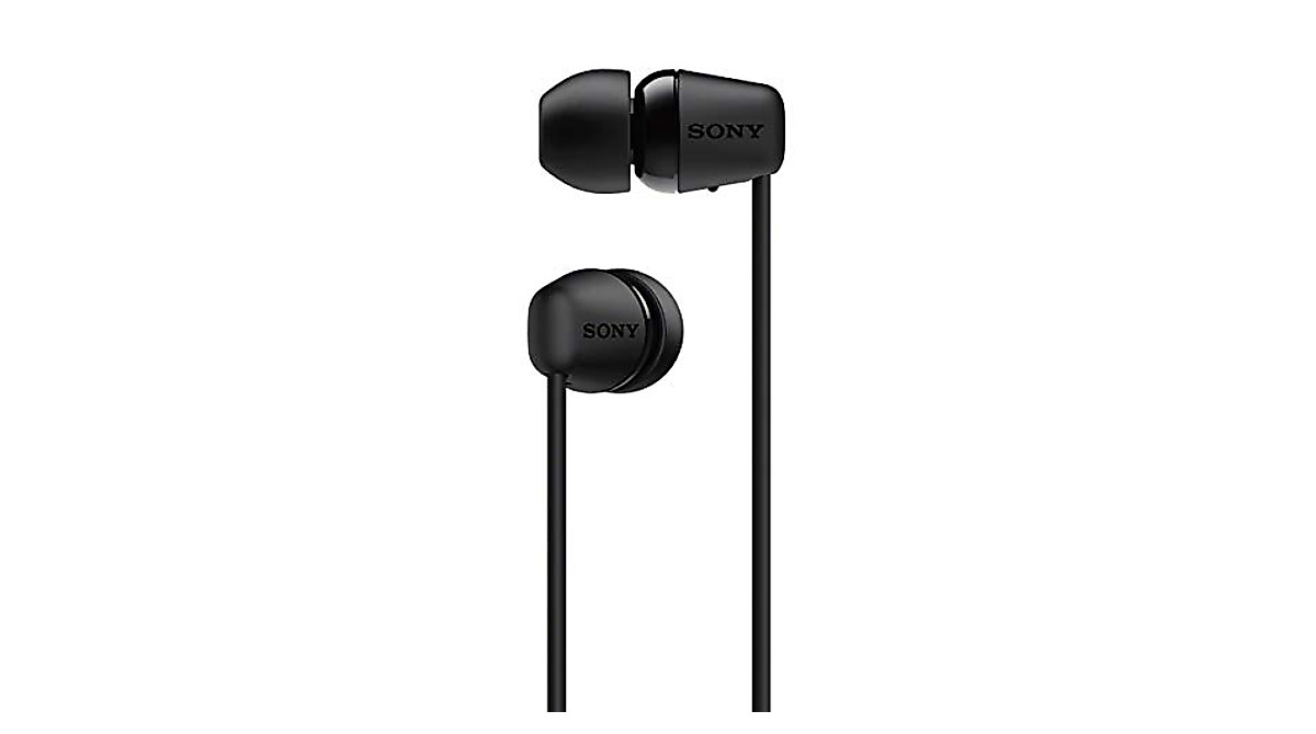 Sony WI-C200 Wireless Bluetooth Headphones - Black | Clear Sound