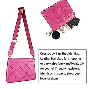 LMKIDS Purses for Women Soft PU Leather Shoulder Bag Ladies Crossbody Purse Pocketbooks for Women (Pink)