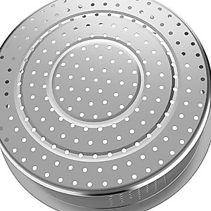 Stainless Steel Steamer Basket, Vegetable Steamer Basket Rack for Cooking, Instant Pot Steamer Basket Insert for Veggie Fish Seafood Broccoli Egg Cooking, Silve