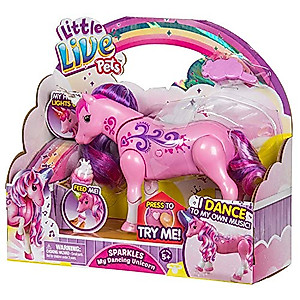 Little Live Pets - Sparkles My Dancing Interactive Unicorn | Dances & Lights to Music - Engaging Fun - Batteries Included | For Ages 5+