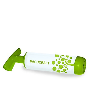 Vacucraft Plastic Food Storage Containers with Airtight Lids - Rectangle Food Storage Containers with Lids - Great for Vegatables, Fruits and Meats - Keeps Food Fresh - Vacuum Seal Containers for Food