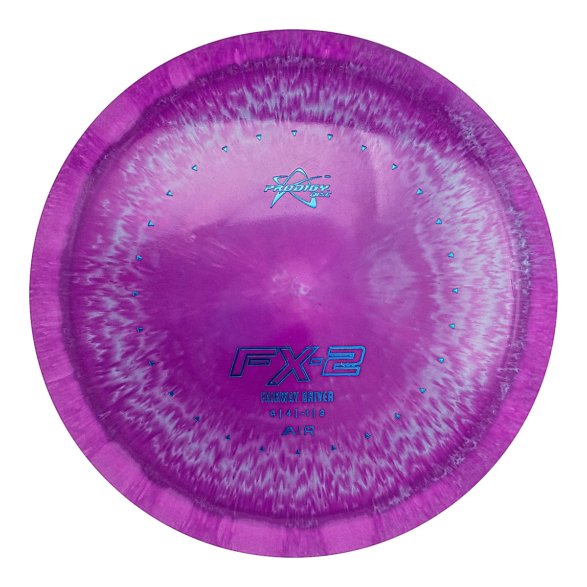 Prodigy Disc FX-2 AIR Spectrum | Lightweight Disc Golf Fairway Driver | Overstable Flight in All Conditions | New Swirly Lightweight Plastic | Great Beginner Driver | Colors May Vary (150-159g)