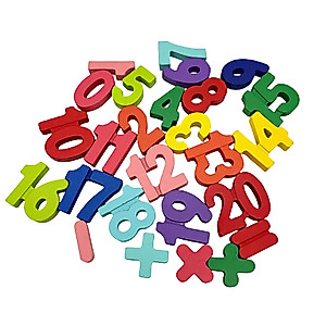 KanCai Kids Wooden 1-20 Number Chunky Puzzle Board Toys - Preschool Early Learning Toys 220x300x10mm (Numbers Puzzle)