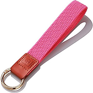 PikPok Mart Wristlet Keychain Lanyard, Stretchy Wrist Lanyard Key Chain Strap, ID Badge Wallet Holder