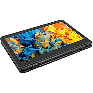Lenovo 11.6 inch Touchscreen Laptop, Intel Quad-core Processor, Intel HD Graphics, 11.6" HD Touchscreen LED Display, 4GB RAM, HDMI, Bluetooth, Wi-Fi, Windows 10 Home in S Mode (128GB SSD Storage)
