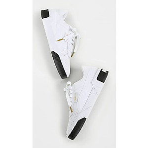 PUMA Womens Cali Sneaker, PUMA Womens white-PUMA Womens black, 6