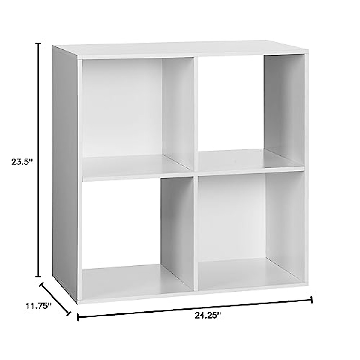 OneSpace 50-41201 4-Cube Organizer, White