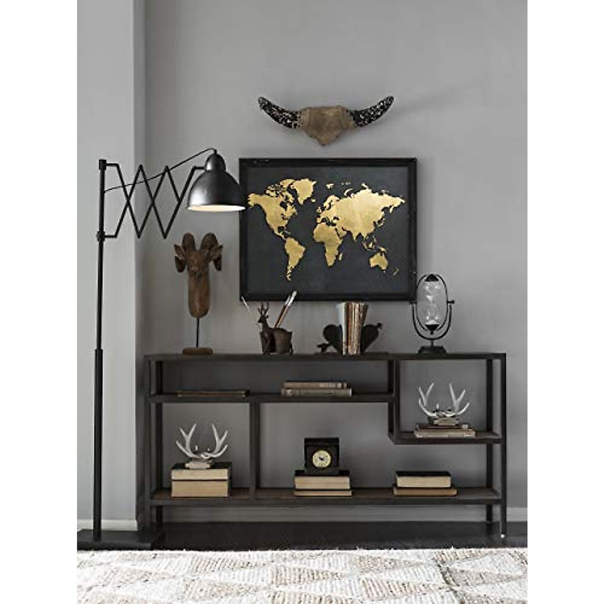 Decorative Metal & Glass Thirty Minute Hourglass