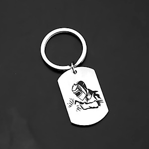 Welder Gift Welder Keychain Welder's Prayer May My Wire Be Clean Dog Tag Keychain (welder's prayer k)