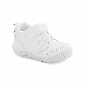 Stride Rite 360 Boys Taye 2.0 First Walker Shoe, White, 3 Infant
