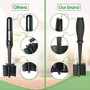 Meat Chopper, Ground Beef Masher – Useful Kitchen Gadgets, Multifunctional Chopper for Ground Beef, Hamburger Meat, Mashing Potato, Safe Kitchen Accessories, Heat Resistant Nylon, Non-Stick Cookware