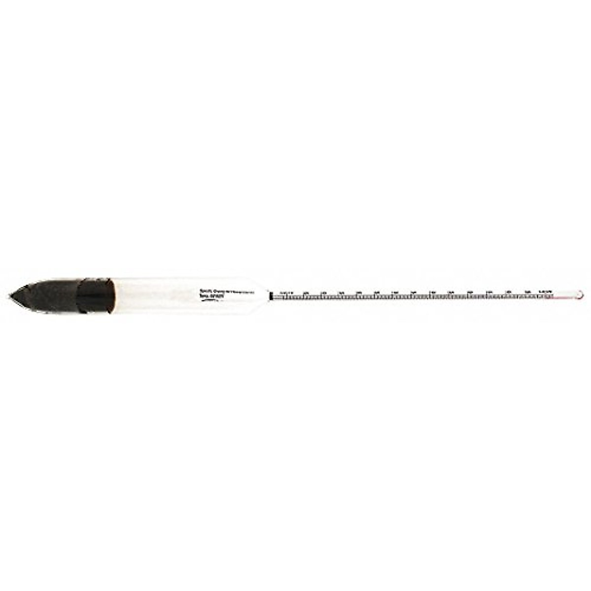 Vee Gee 6602-7 Specific Gravity Hydrometer, 1.000 to 1.070 Specific Gravity Range, 0.0005 Subdivision, 330 mm Length, 60 Degree F Standard Temperature