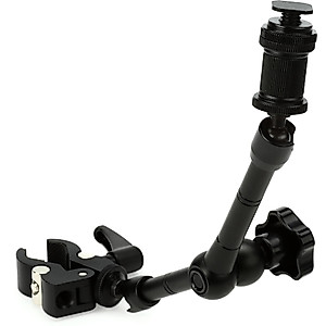 Zoom HRM-11 Handy Recorder Mount, 11-inch Arm, Clamp Mount, Designed to be Used With Zoom Portable Audio and Video Recorders
