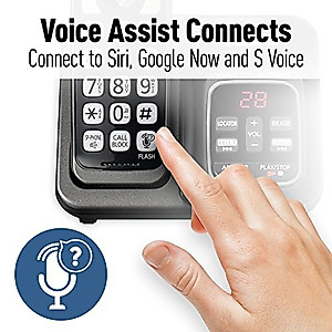 Panasonic KX-TGD563M Link2Cell Bluetooth Cordless Phone with Voice Assist and Answering Machine - 3 Handsets (Renewed)