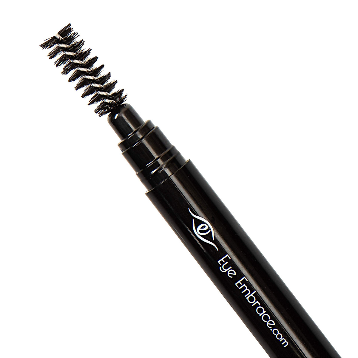 Eye Embrace Liz: Medium Gray Eyebrow Pencil – Waterproof, Double-Ended Automatic Angled Tip & Spoolie Brush, Cruelty-Free