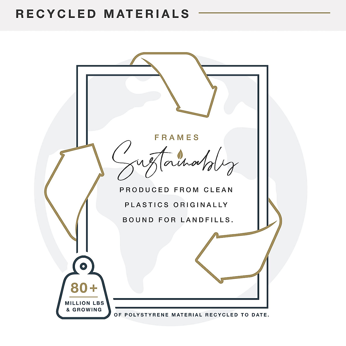 MCS Trendsetter 16x20 Poster Frame Black High-Gloss, Vertical & Horizontal Wall Hanging Large Picture Frame for Photos, Posters & Art Prints (1-Pack)