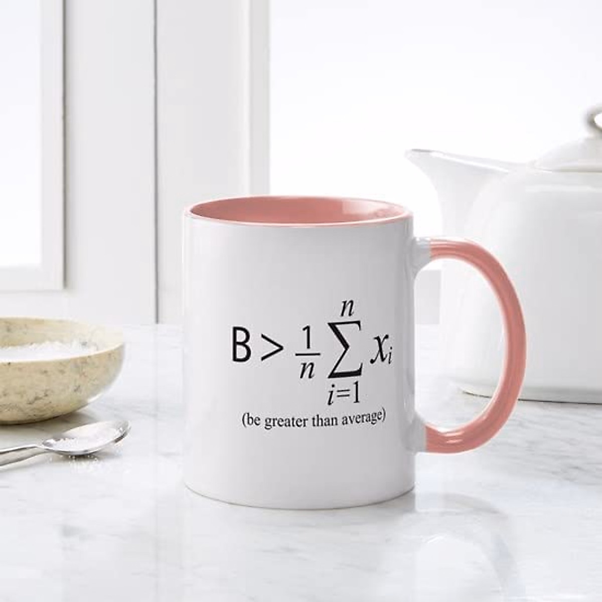 CafePress Be Greater Than Average Mugs Ceramic Coffee Mug, Tea Cup 11 oz