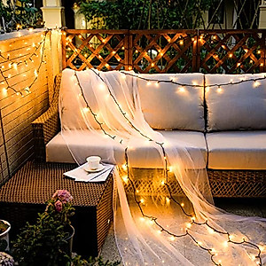 JMEXSUSS 2 Pack 200 LED Solar Christmas Lights, 75.5 ft Outdoor Waterproof Solar String Lights, 8 Modes Solar Lights Outdoor for Garden, Patio, Party, Tree, Wedding, Christmas Decorations, Warm White