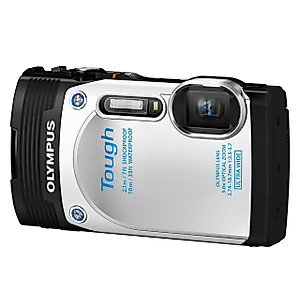 OM SYSTEM OLYMPUS Stylus TG-850 IHS 16 MP Digital Camera (White)