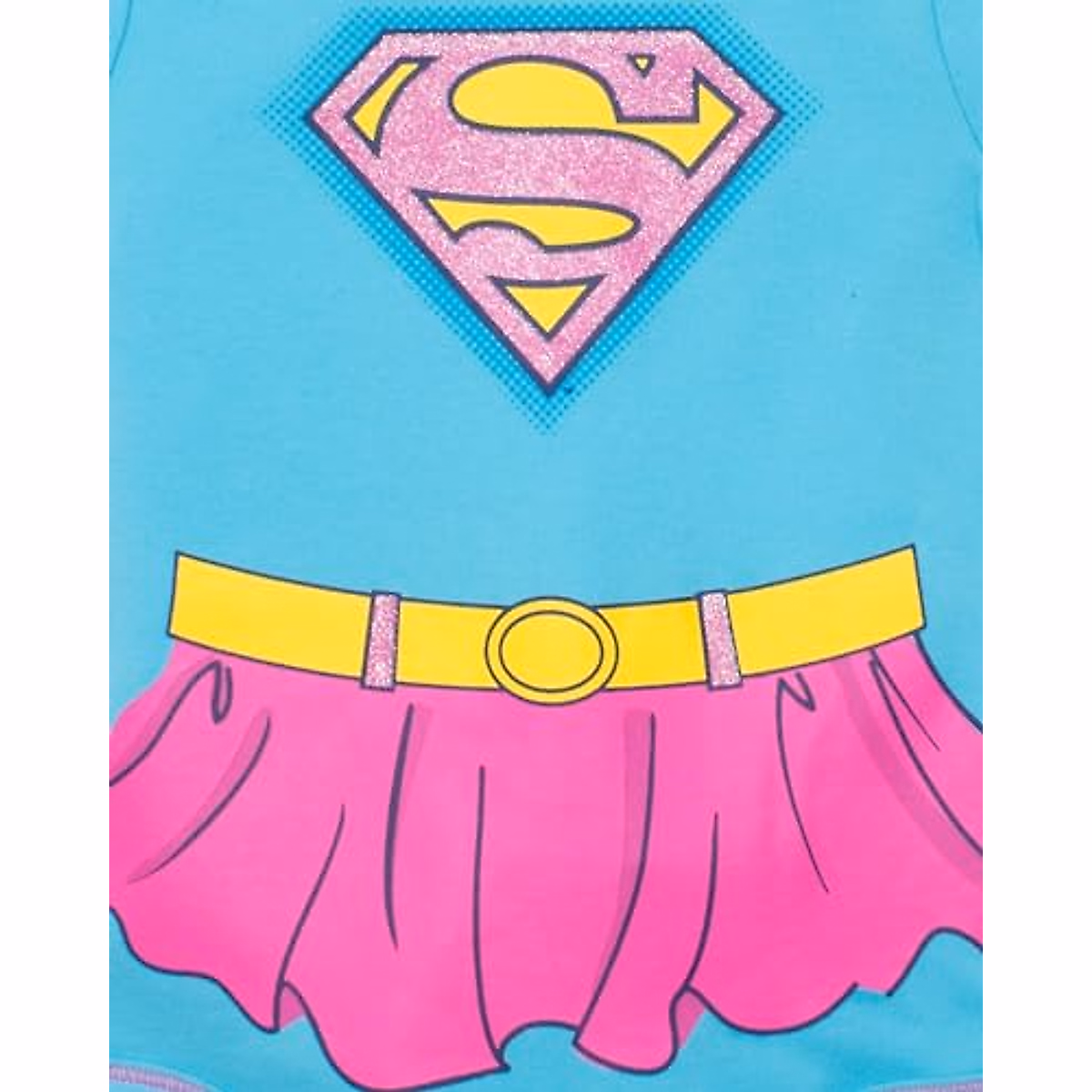 WARNER BROS Justice League Newborn Baby Girls 5 Pack Cosplay Costume Bodysuits Logo Girls 0-3 Months