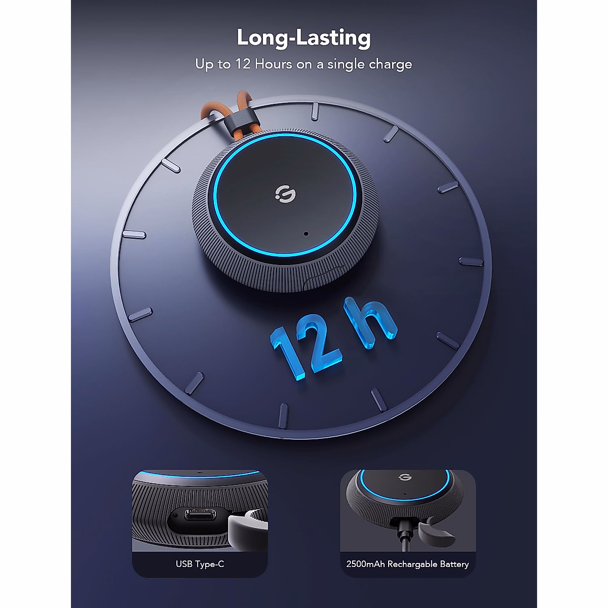 Govee 50ft Permanent Outdoor Lights Bundle with Govee Outdoor Light Show Box, Bluetooth Smart Group Control 10 Devices, IP65 Waterproof, Battery Powered, USB Charged, Support Outdoor and Indoor Lights