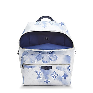 Louis Vuitton, Pre-Loved Blue Watercolor Monogram Canvas Discovery Backpack, Blue
