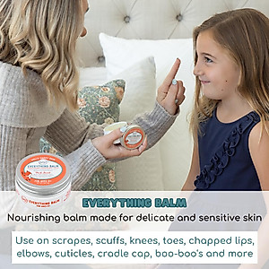 Lane & Co Everything Balm - Plant-Based Baby Care Balm for Diaper Rash, Cradle Cap, Chapped Lips, Dry Skin - Ideal for Sensitive, Delicate Newborn Skin - Suitable for Babies, Kids, Mothers, Adults