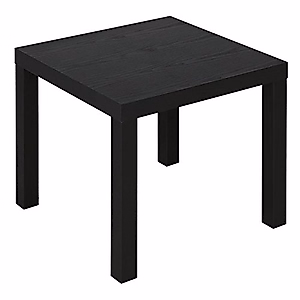 Ameriwood Home Parsons Black End Table - Modern & Sturdy