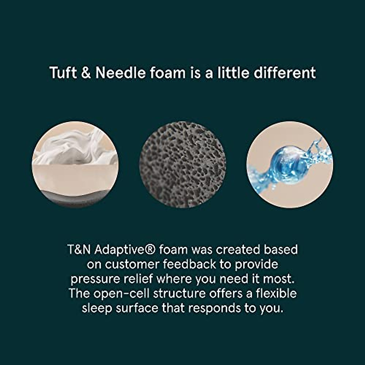 Tuft & Needle 2023 Mint Hybrid Medium Plush Full Size Mattress in a Box, Cooling Adaptive Foam, Pocketed Coil Support, 100 Night Trial, Fiberglass Free, CertiPUR-US, 10-Year Limited Warranty