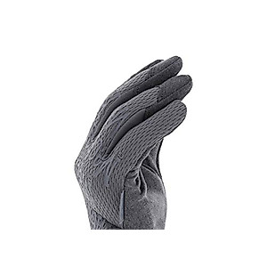 Mechanix Wear: The Original Tactical Work Gloves with Secure Fit, Flexible Grip for Multi-Purpose Use, Durable Touchscreen Safety Gloves for Men (Grey, X-Large)