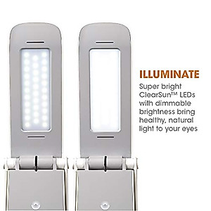 OttLite Dimmable LED Task Lamp - Portable, Adjustable, Desk Light, Great Gift