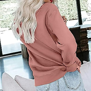 Nadition Teacher Shirts for Women Halloween Pajamas Women Graphic Hoodies Sweaters for Women Womens Tops Dressy Casual Custom T Shirts 70s Outfits for Women Fitness Pullover,Watermelon Red,L