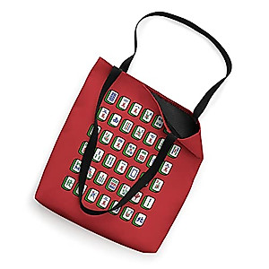 Mahjong Game Tiles Randomly Arranged. It's Mahjong Time! Tote Bag