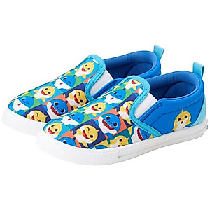 Nickelodeon Baby Boys' Baby Shark Shoes - Laceless Slip-On Sneakers (Toddler: 5-10), Size 5 Toddler, Baby Shark