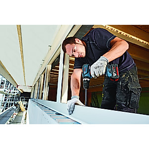 Bosch CLPK251-181 18V 2 Tool Combo Kit with 1/4" and 1/2" Socket Ready Impact Driver and 1/2" Hammer Drill/Driver, Blue