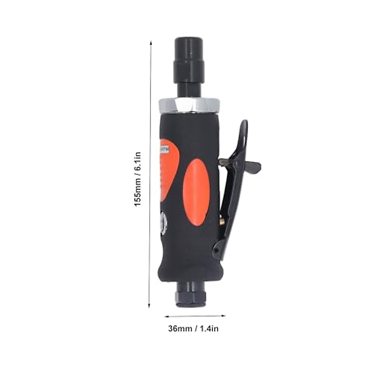 Die Grinder, Compact Pneumatic Straight Air Grinder 1/4 Inch Air Tools for Grinding, Cutting, Polishing, Welding Repair, Deburring