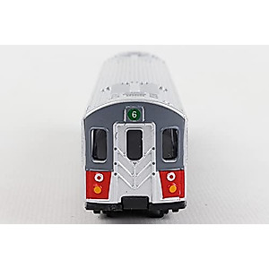 Daron MTA Diecast Subway Car Silver Medium