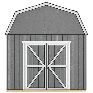Handy Home Products Braymore 10x10 Do-It-Yourself Wooden Storage Shed