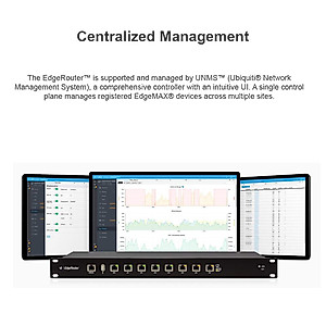 EdgeRouter 8 ER-8 8-Port Router Gigabit Advanced Network 2 Million pps