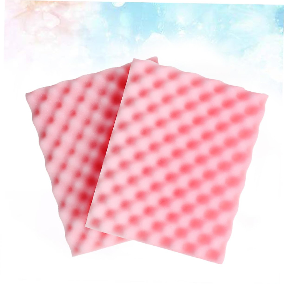 UPKOCH 6 PCS Fondant Foam Pad gum paste foam tray sugarcraft foam pad Decorate Sponge Mat fondant flower sponge mat fondant drying foam flowers decoration Fondant Pad drying rack wave