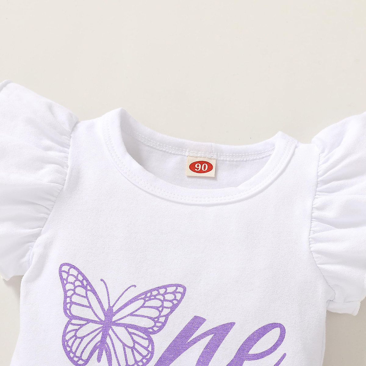 YOUNGER TREE Infant Baby Girl 1st Birthday Outfits Bumble Bee Printed One Romper Shorts Headband Summer Ruffle Sleeve Clothes (Sweet One Donuts Pink, 12-18 Months)