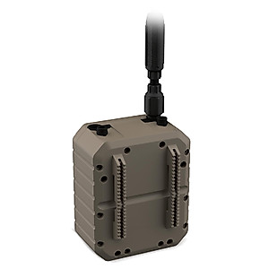 Stealth Cam FieldMAX External Lithium Rechargeable 5000mAh Battery, Compatible w/Trail Cameras w/ 12V Battery Jack, Insulated Power Cable, Locking & Smooth Adapters, 4.5mm Jack & USB Cable Included