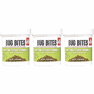 Fluval (3 Pack) Bug Bites Bottom Feeder Formula for Small to Medium Fish