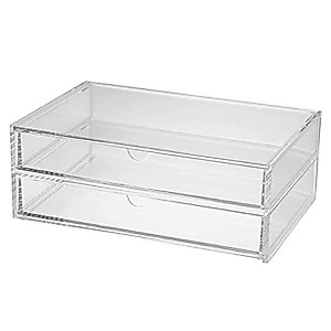 Acrylic Storage Large Case 2 Drawers
