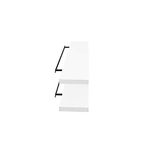 Bestar Universel 12W Set of 72W x 12D Floating Shelves in White