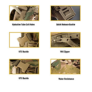 MT Military Army MOLLE 2 Tactical Assault Backpack, Rifleman 3 Day Pack, Medium Rucksack (Assault Pack UN)